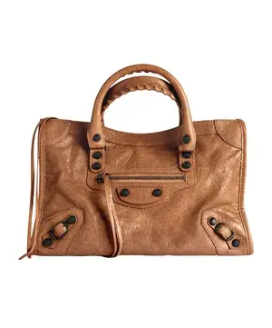 Balenciaga Le City Small Tote Bag - Camel