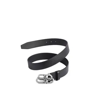 Balenciaga Bb Large Belt - Black