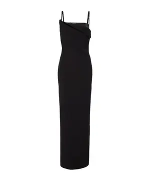 Roland Mouret Embellished Gown - Black
