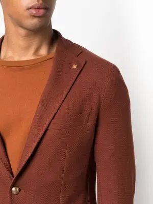 Tagliatore Single-breasted Cotton Blazer