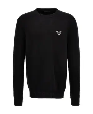 Prada Long-sleeved Cashmere Sweater