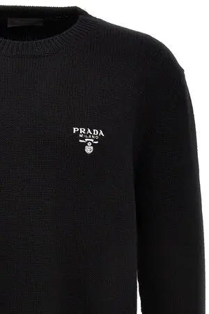 Prada Long-sleeved Cashmere Sweater