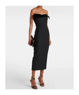 Roland Mouret Off-the-shoulder Bustier Dress