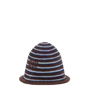 Miu Miu Crochet Bucket Hat - Red