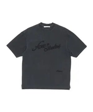 Acne Studios Item O-neck Short-sleeved T-shirt - Black