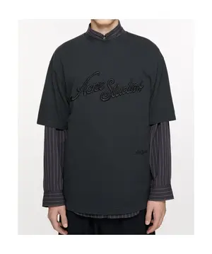 Acne Studios Item O-neck Short-sleeved T-shirt