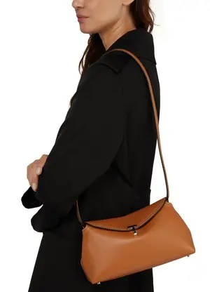 TOTEME T-lock Logo Shoulder Bag