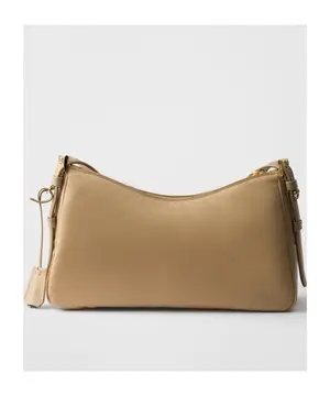 Prada Logo Plaque Padlock-detailed Shoulder Bag