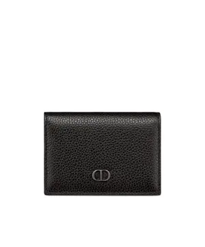 Dior Cd Icon Business Card Holder - Black