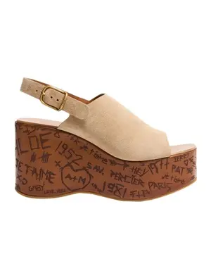 Chloé Maxime Platform Sandals - Brown