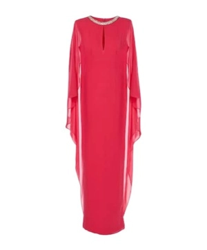 Roland Mouret Embellished Silk Chiffon Gown - Pink
