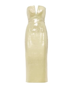 Roland Mouret Sequined Strapless Corset Dress - Nude