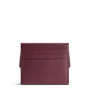 Balenciaga Rodeo Card Holder With Flap - Dark Burgundy