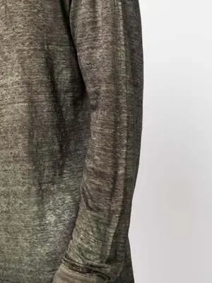 Avant Toi Acid-wash Button-up Shirt
