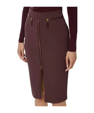 Elisabetta Franchi Midi Skirt With Zip Detail
