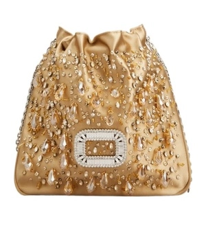 ROGER VIVIER Pilgrim Mini Bag In Satin