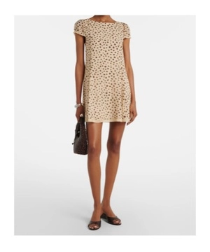 Posse Priscilla Animal-print Silk Minidress