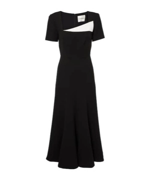 Roland Mouret Cady Midi Dress - Black