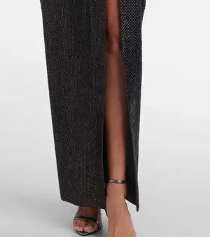 Roland Mouret Embellished Crêpe Gown