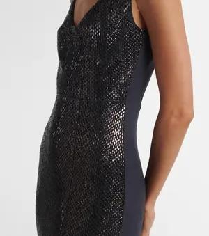 Roland Mouret Embellished Crêpe Gown