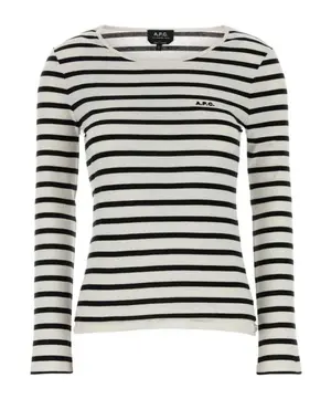 A.p.c. Long-sleeved Striped Top