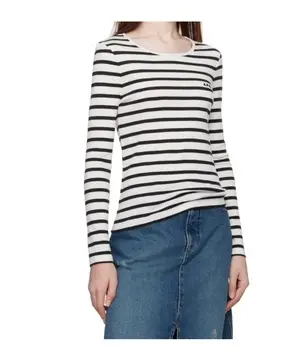 A.p.c. Long-sleeved Striped Top
