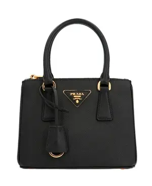 Prada Galleria Saffiano Leather Micro Bag - Black