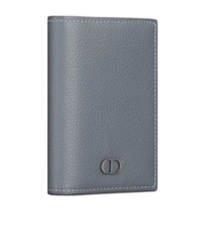 Dior Cd Icon Vertical Bifold Card Holder