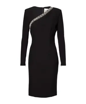 Roland Mouret Embellished Midi Dress - Black