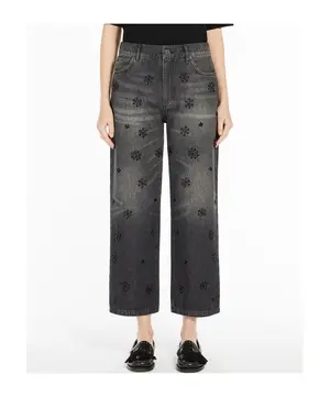 Max Mara Sequinned Denim Jeans