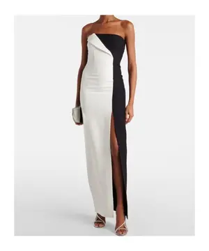 Roland Mouret Strapless Crêpe Gown