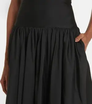 Roland Mouret Strapless Silk-blend Taffeta Gown