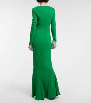 Roland Mouret Zipper Long Sleeve Dress Skirt