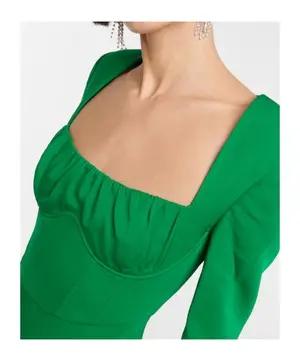 Roland Mouret Zipper Long Sleeve Dress Skirt