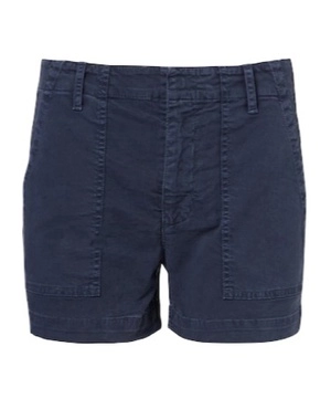 NILI LOTAN Utility Cotton Shorts - Black