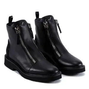 GIUSEPPE ZANOTTI Kat Glitter Panel Boots