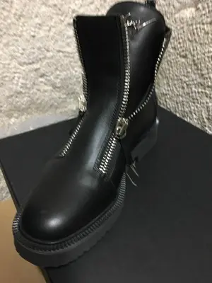 GIUSEPPE ZANOTTI Kat Glitter Panel Boots