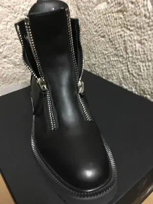 GIUSEPPE ZANOTTI Kat Glitter Panel Boots