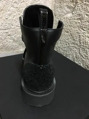 GIUSEPPE ZANOTTI Kat Glitter Panel Boots