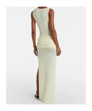 AYA MUSE Pleated Evening Dress