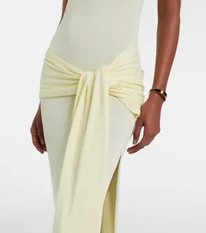 AYA MUSE Pleated Evening Dress