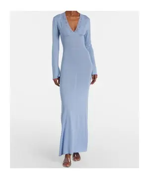 AYA MUSE Lace-trimmed Maxi Dress
