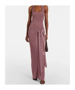 AYA MUSE Knitted Sequined Dress