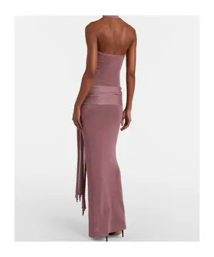 AYA MUSE Knitted Sequined Dress