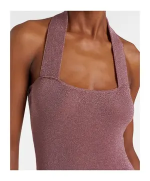 AYA MUSE Knitted Sequined Dress