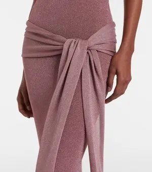 AYA MUSE Knitted Sequined Dress