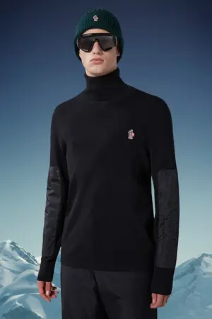 Moncler Wool Polo Neck Jumper