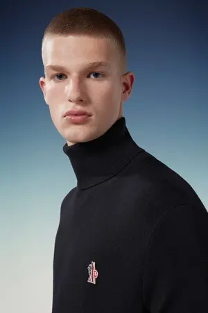 Moncler Wool Polo Neck Jumper
