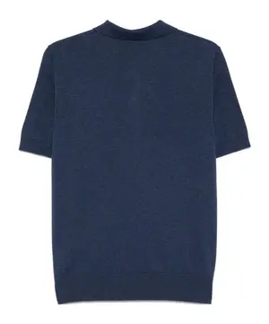 Dsquared2 Logo Embroidered Knitted Polo Shirt