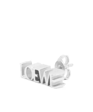 Loewe Graphic Single Earring In Sterling
